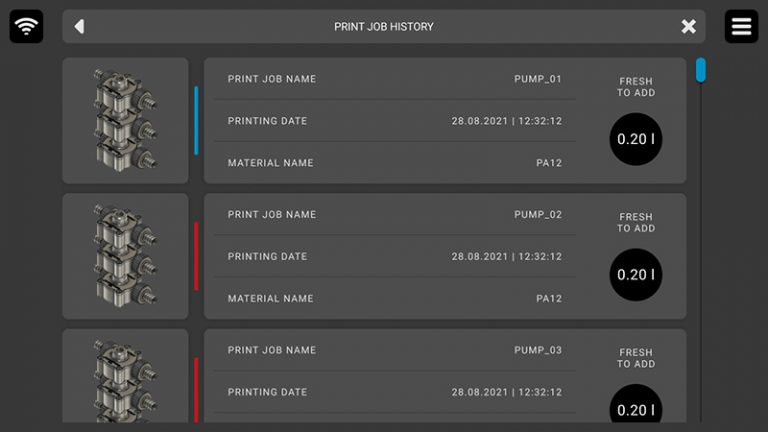 SLS powder refresh rate - how to refresh powder - Sinterit
